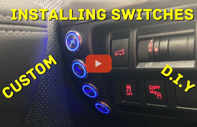 How to Install Push Button Switches in a Subaru – APIELE